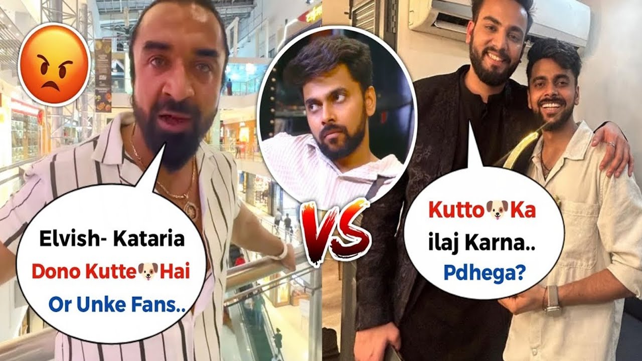 Ajaz Khan Warning To Elvish Yadav & Love Kataria But Why , Elvish Yadav Reply Ajaz Khan, Kataria ...