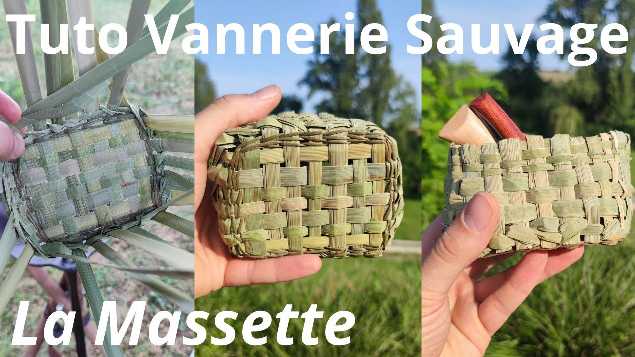 Faire de la vannerie sauvage avec de la massette | Vannerie Sauvage #7 ...