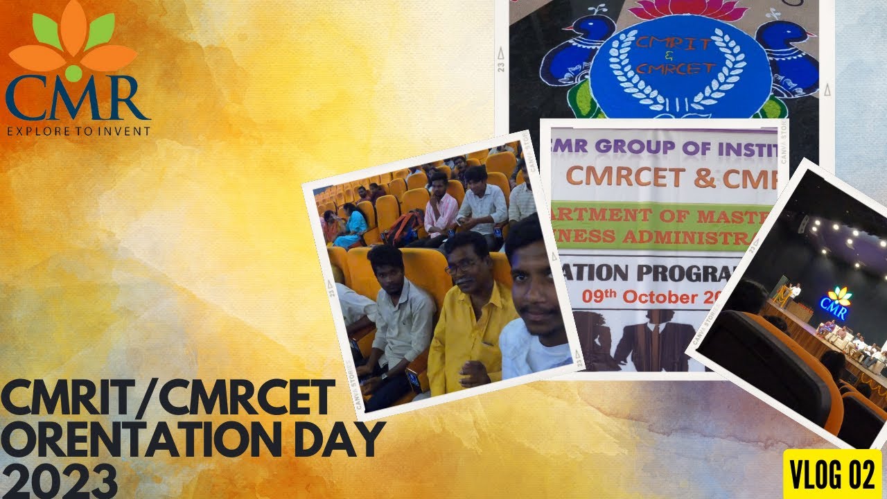 CMRIT and CMRCET Orientation day - YouTube
