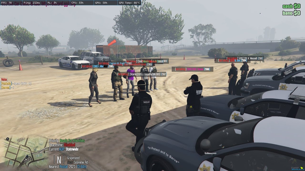 FiveM CSRP Clips Montage #1 (Funny moments, Crashes, Shootouts etc ...