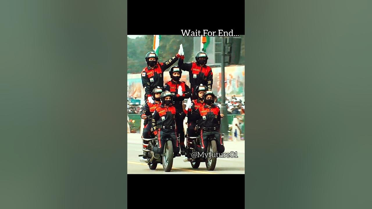 🥵BSF Bike Stunt On Republic Day 4K Status #shorts #viral - YouTube
