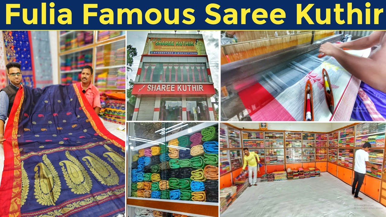 Fulia Saree Kuthir Saree Collection Video | 100% Genuine Manufacturer ...