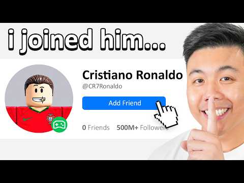 I Found CELEBRITIES who SECRETLY Play Roblox..