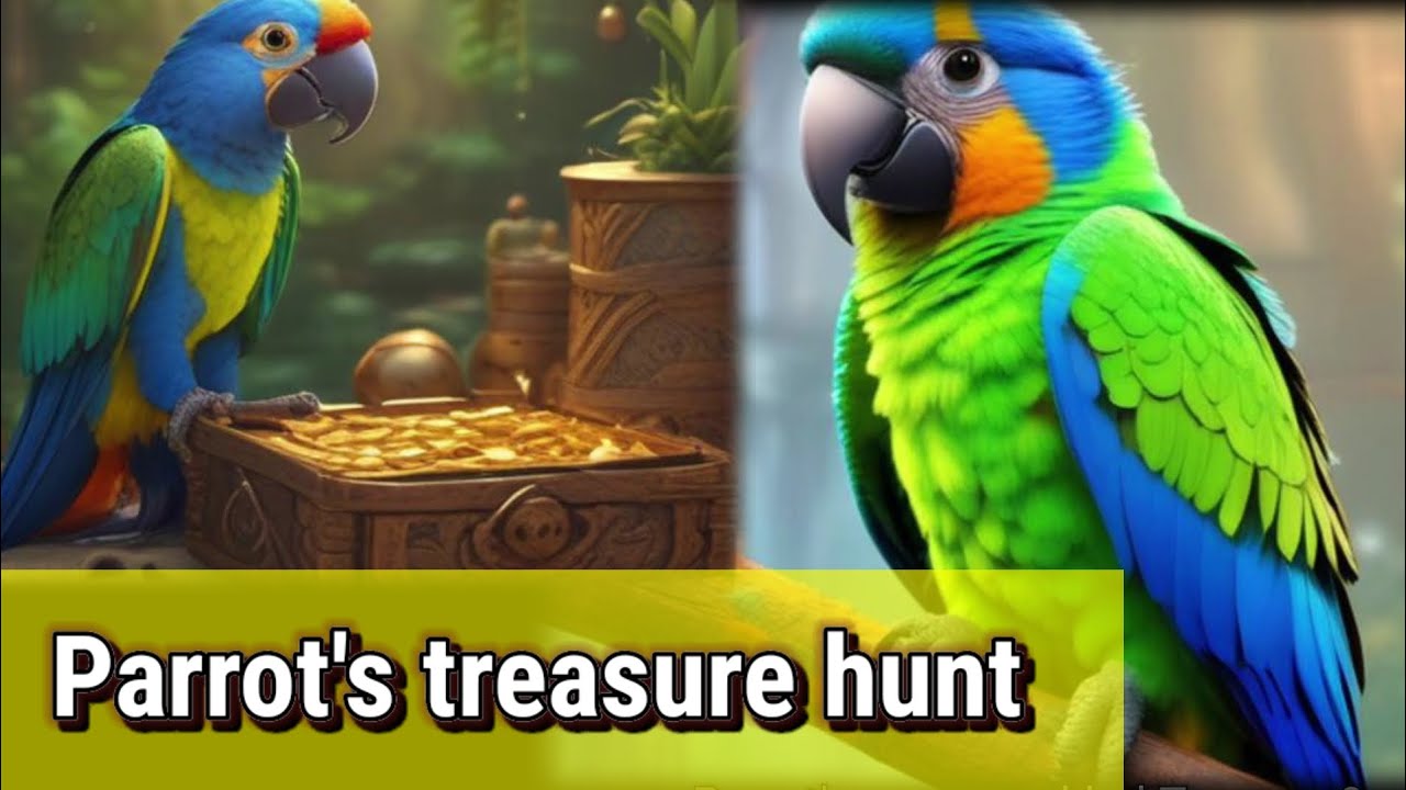 Parrot's Thrilling Treasure Hunt Adventure | A Jungle Story Full of Fun ...