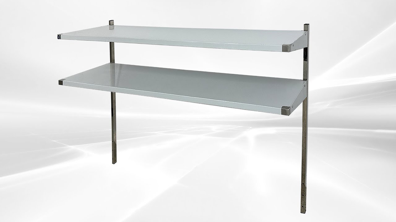 NSF 60 in Two-layer Stainless Steel Shelf OSR -1529 - YouTube
