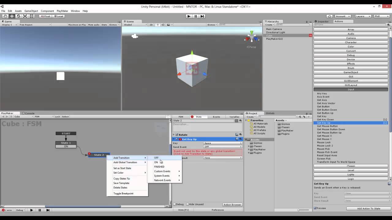 Unityplaymaker Lección 5 Youtube