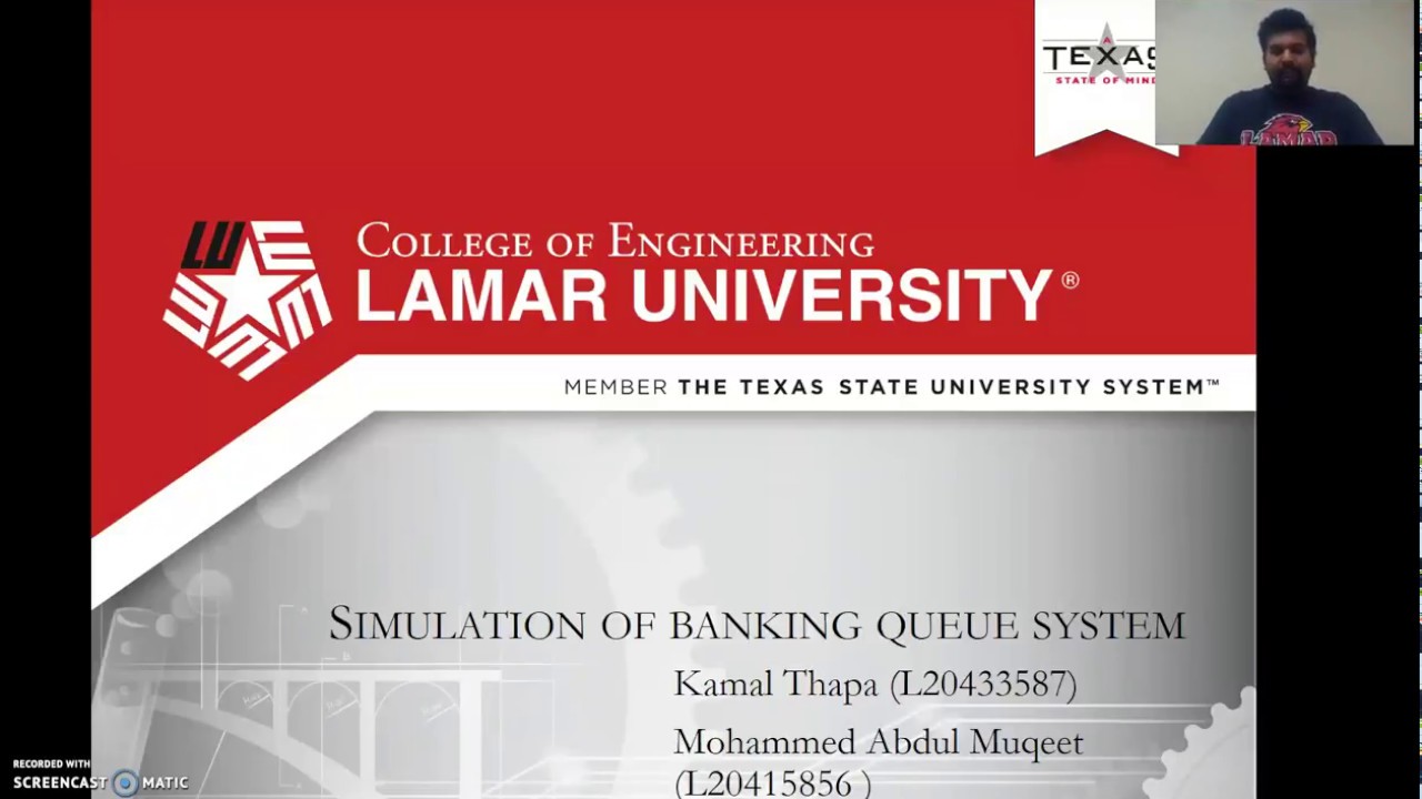 Simulation of Banking Queue System - YouTube