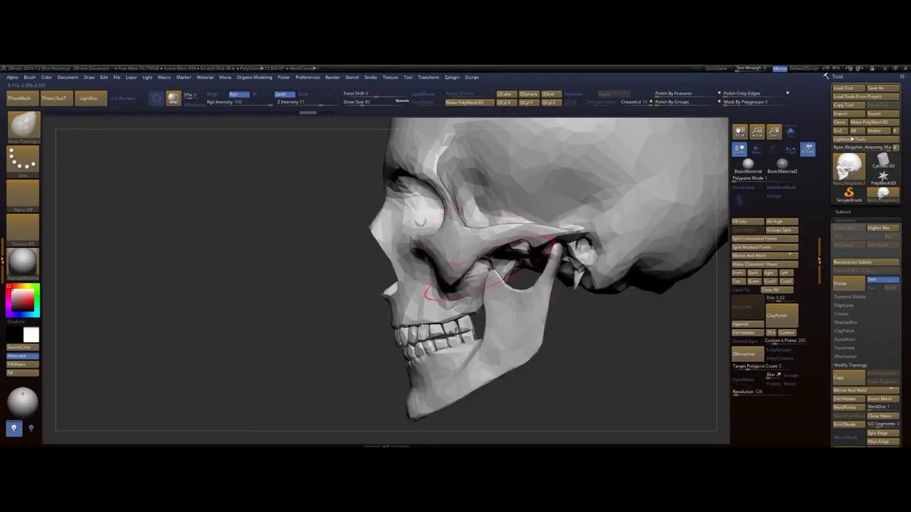 Sculpting The Female Face Part01: The Set Up - YouTube