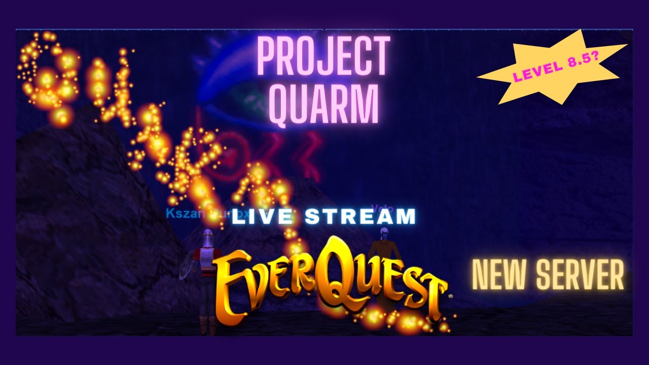 🔴LIVE NEW Everquest Server - Project Quarm Gameplay - Necro/Mage Level ...