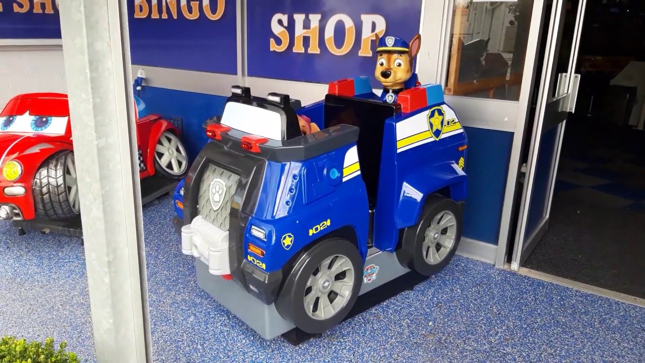 Northern Leisure PAW Patrol Chase Kiddie Ride - YouTube