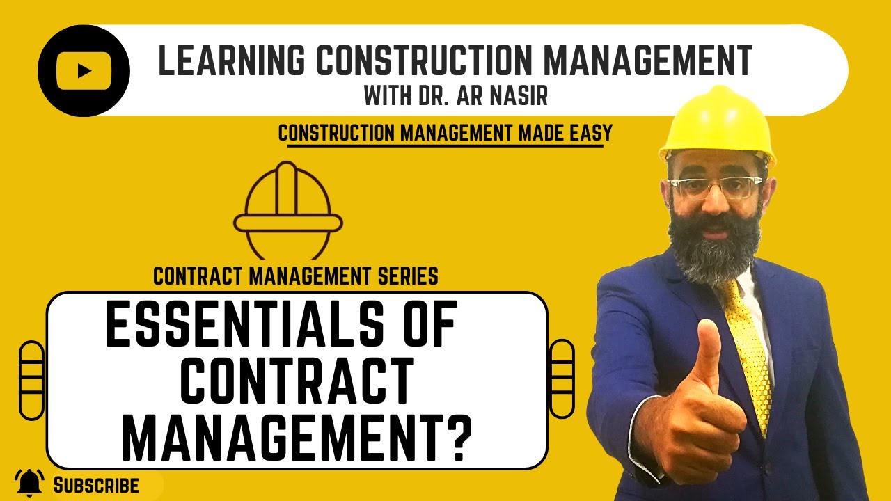 Essentials of Contract Management | Contract Management Essentials - YouTube