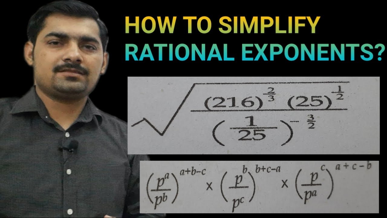 How to simplify Rational exponents? Class#10 Exercise#2.7 sindh board ...