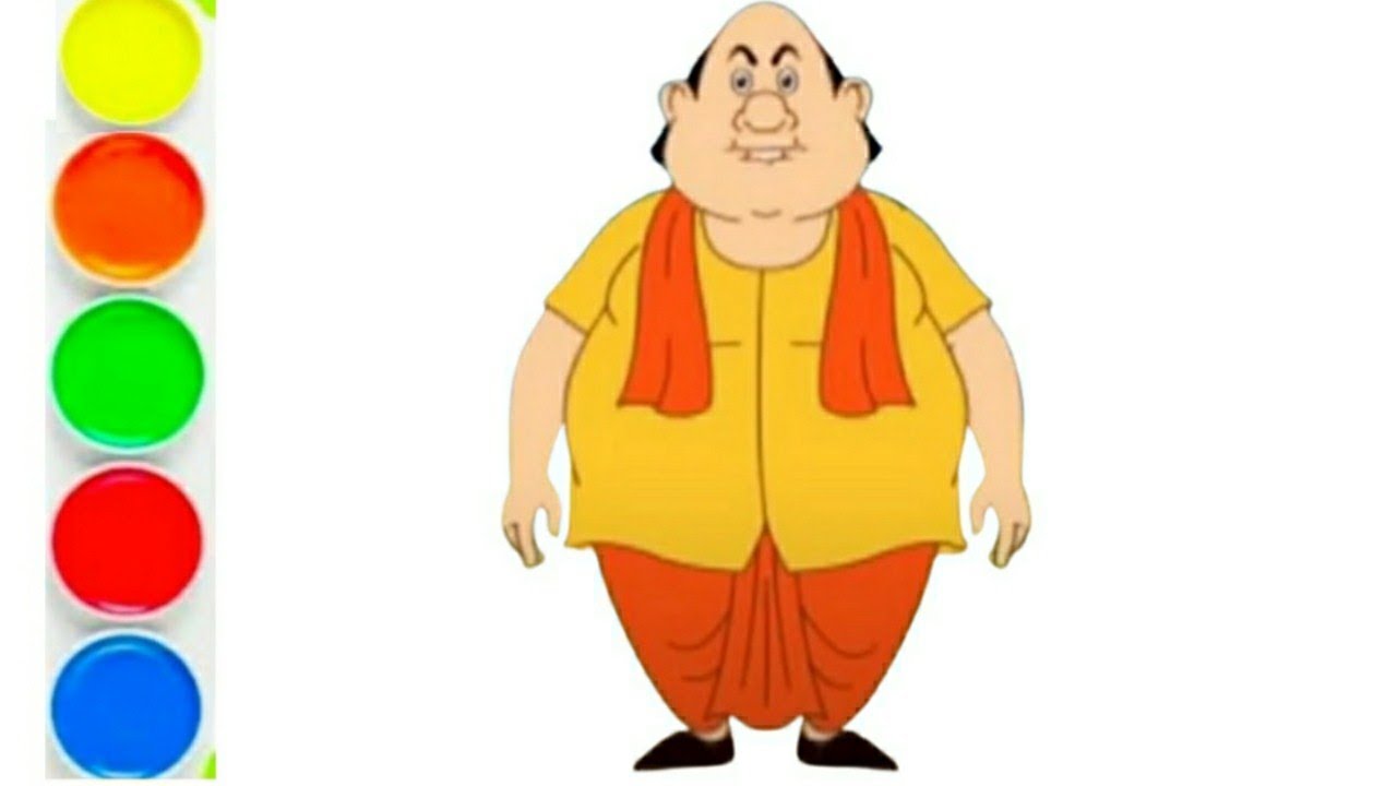 How To Draw Gopal Bhar | Gopal Bhar Drawing |Cartoon Drawing - YouTube