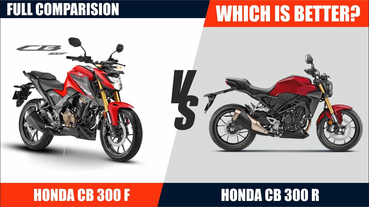 Honda CB300F vs CB300R Comparison | Detailed & Short Video | Tirupur ...