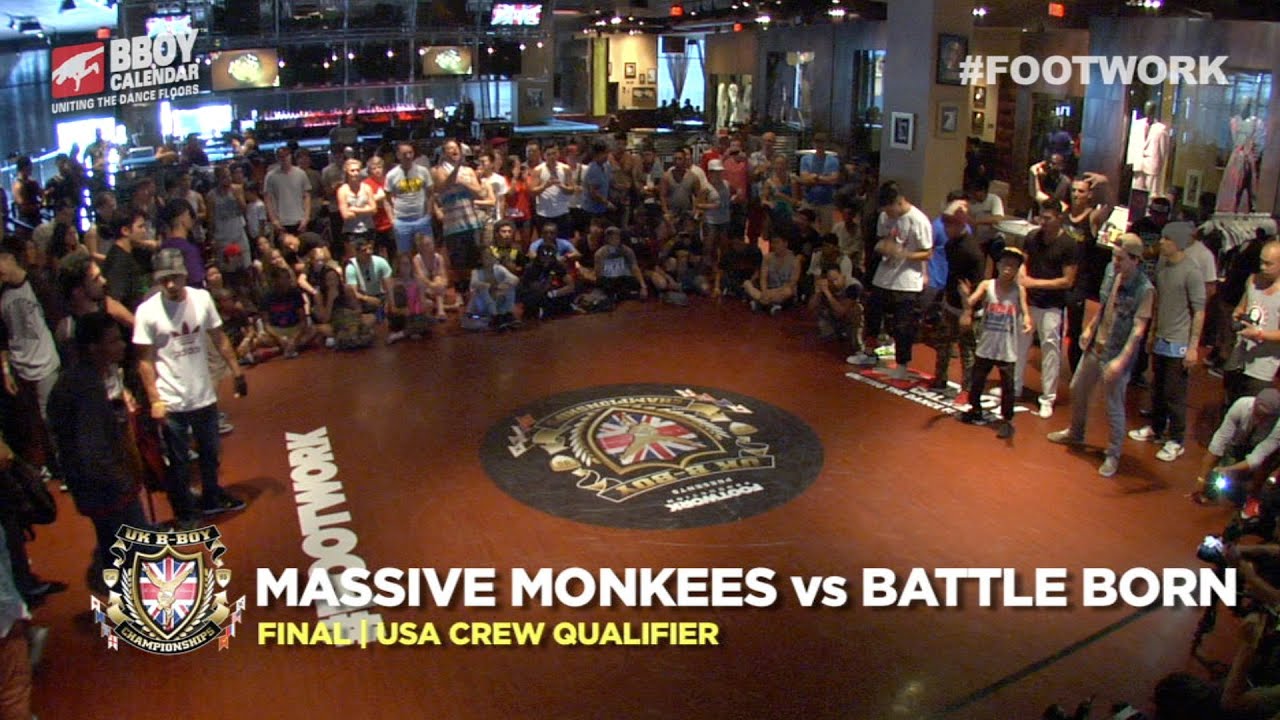 UK B-Boy Championships 2013 USA Crew Qualifier - Massive Monkees vs ...