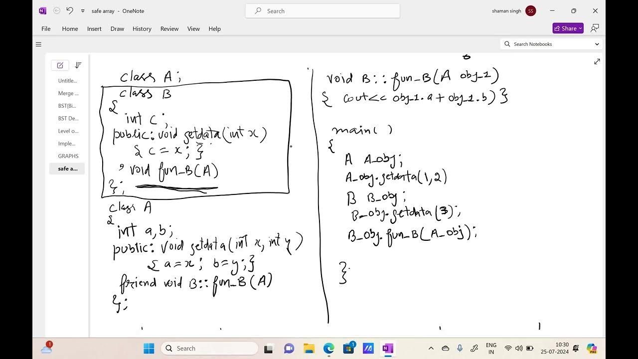 friend function part 2 - YouTube