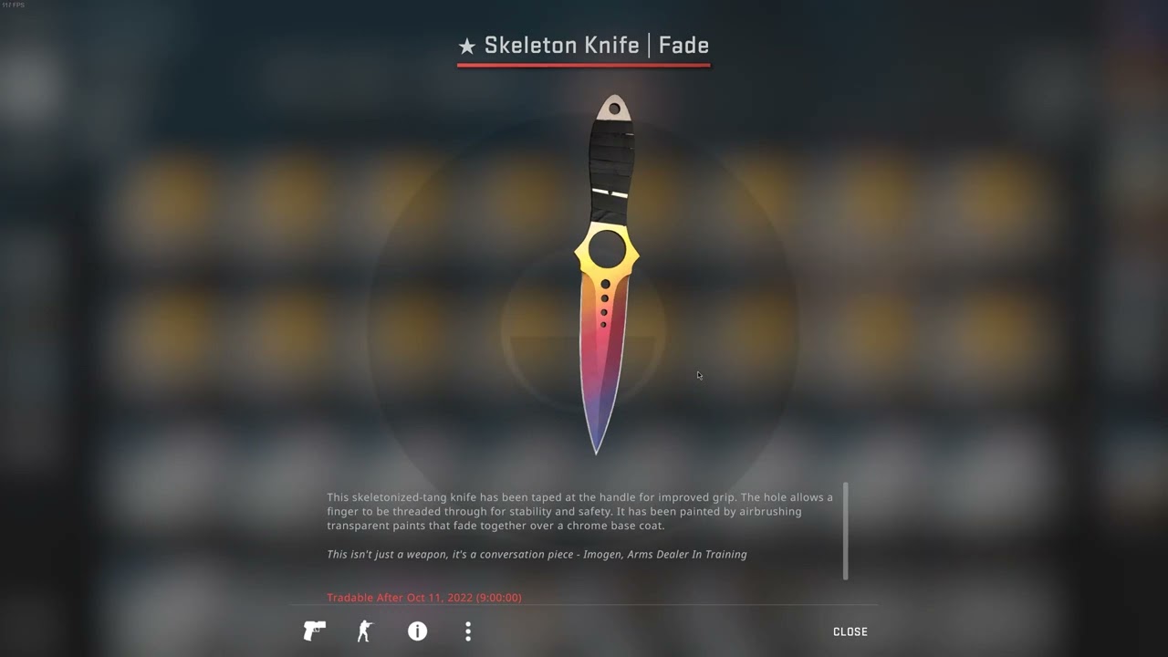 OPENING SKELETON KNIFE FADE!!! - YouTube