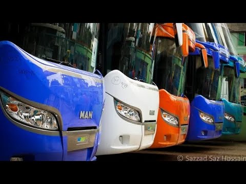 Green Line Paribahan's Man Lions Coach 24.460 double decker buses live ...
