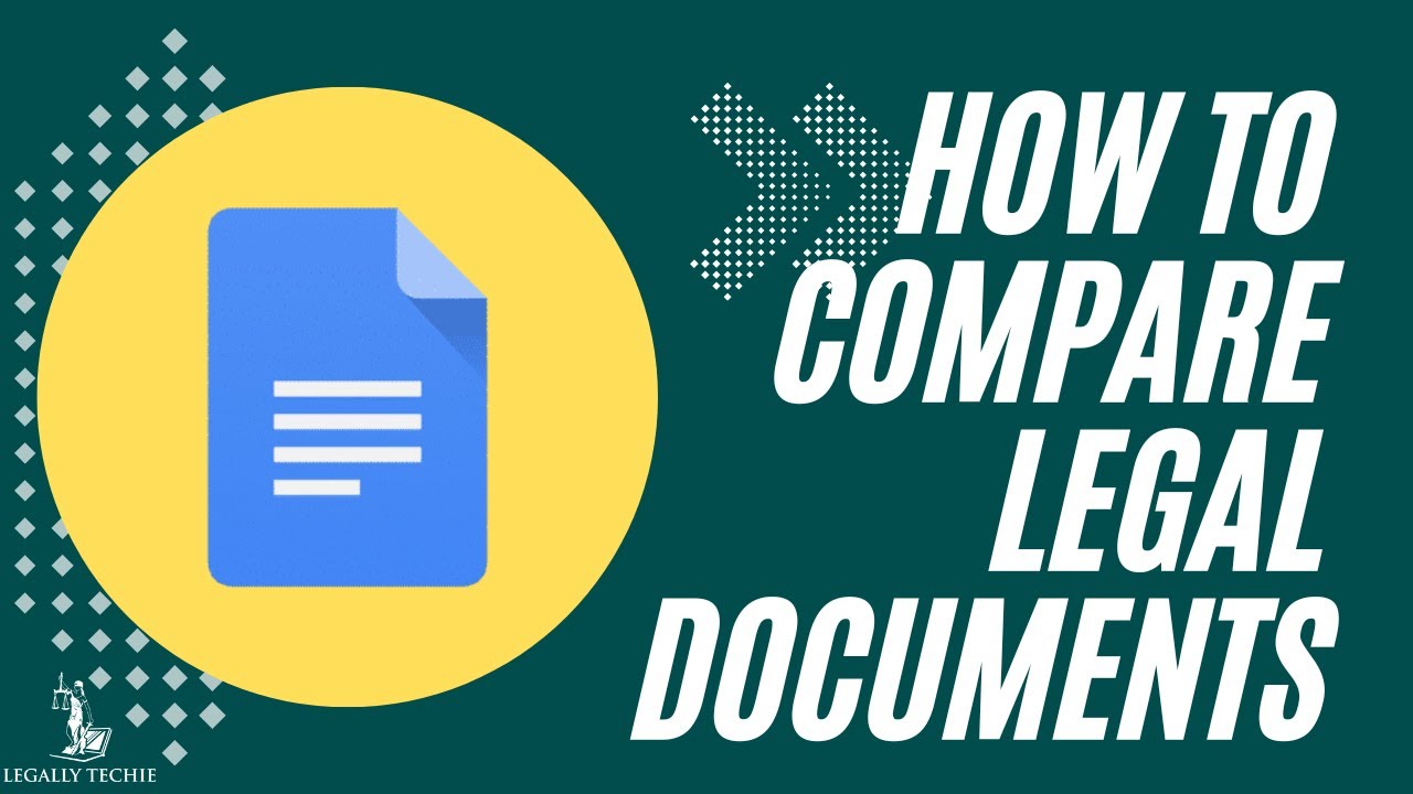 Google Docs for Law Firms | How to Compare Legal Documents - YouTube
