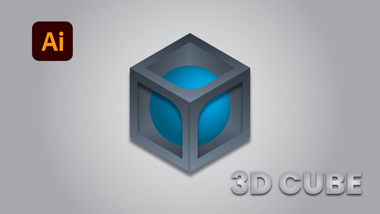 Adobe Illustrator CC | 3D Cube Logo Design Tutorial - YouTube