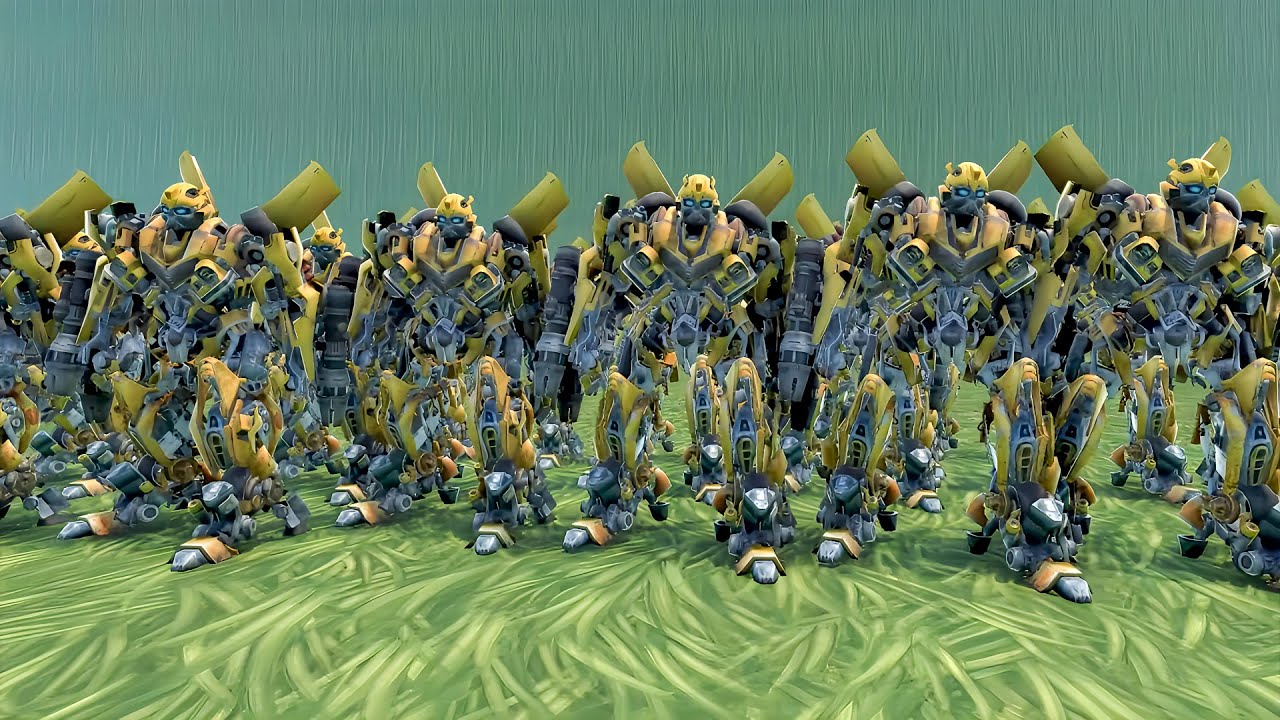 【UEBS2,4K】 Bumblebee & Prime VS Zombie & Frankenstein - YouTube