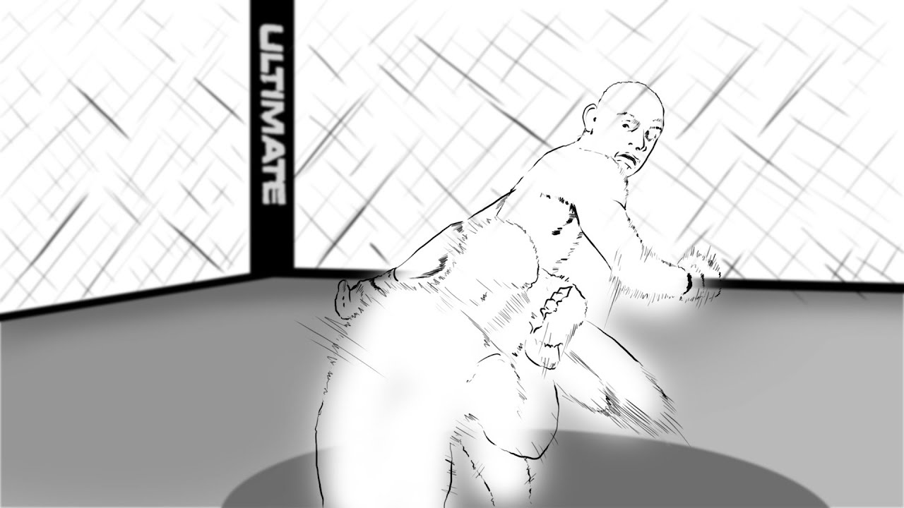 Animated MMA Spinning Kick (360 Crescent kick) - YouTube