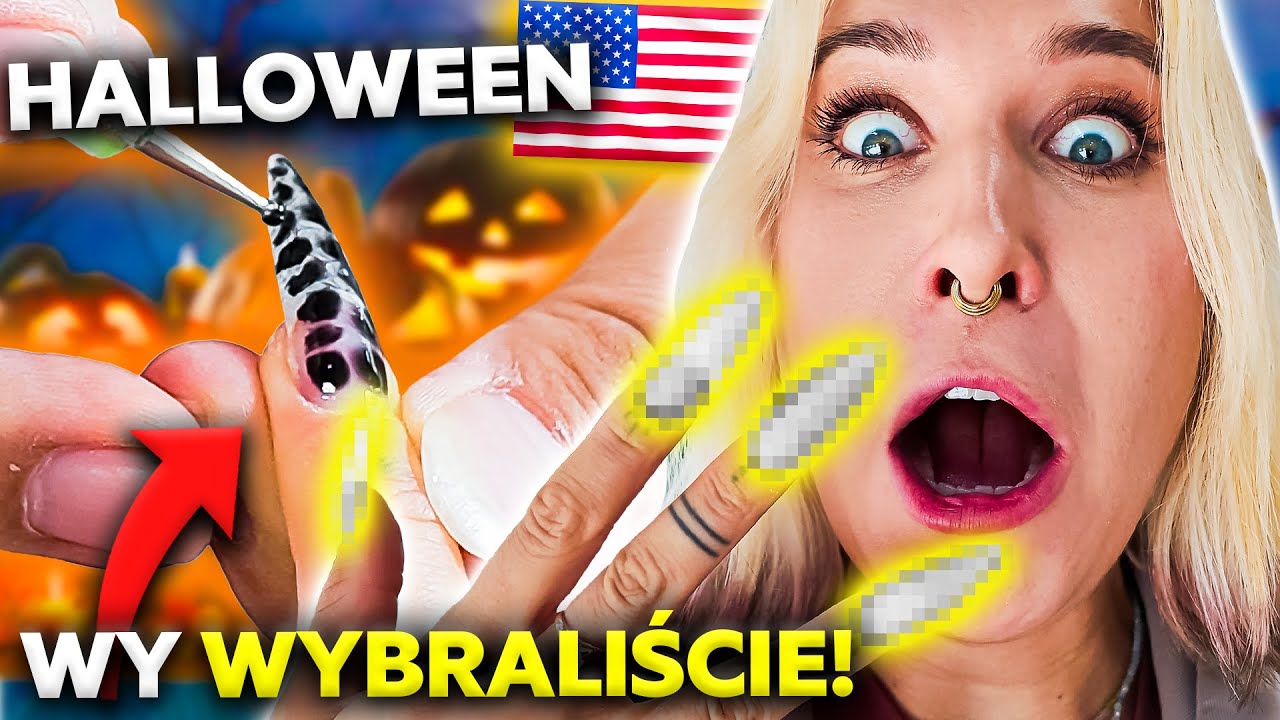 ♦ TE PAZNOKCIE WYBRALIŚCIE MI NA HALLOWEEN W USA - Santa Monica ♦ ...