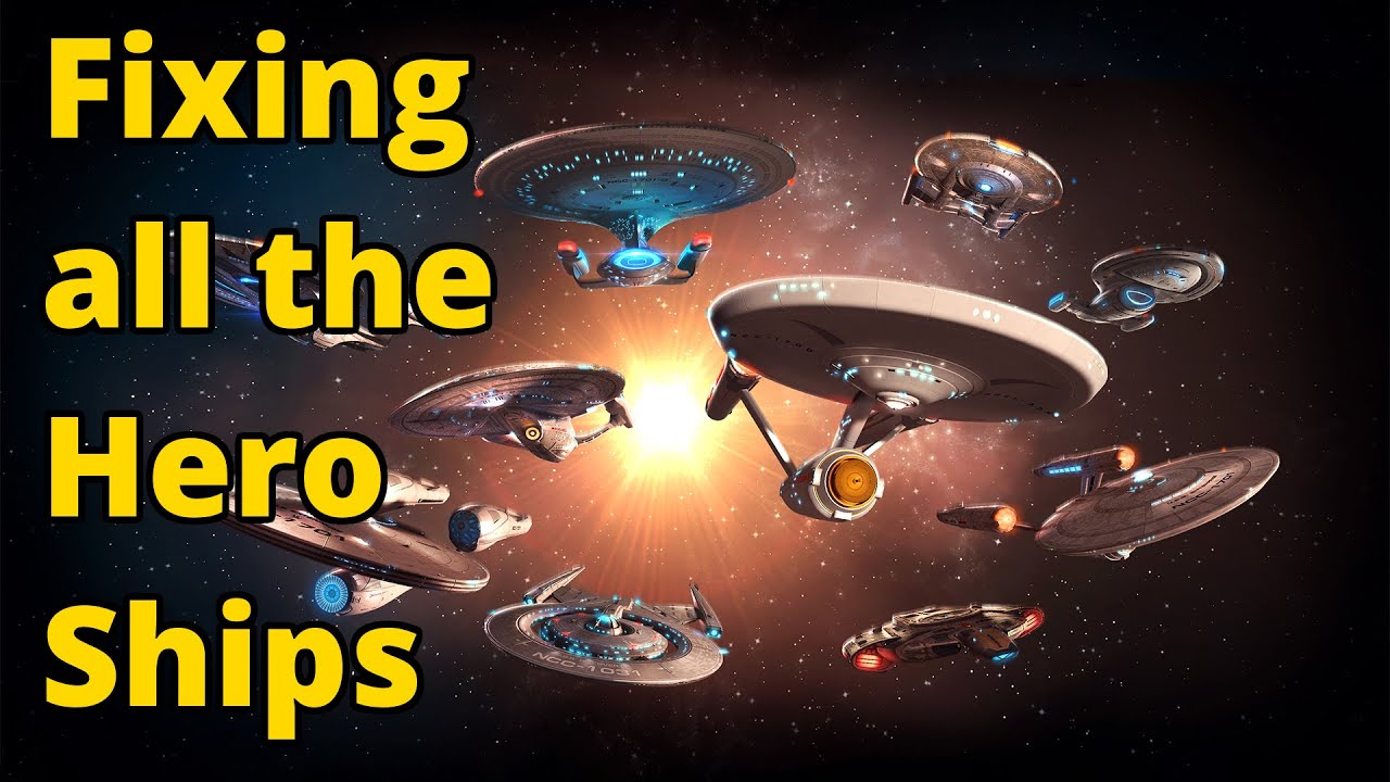 Fixing all the Federation Hero Ships in Star Trek Online - YouTube