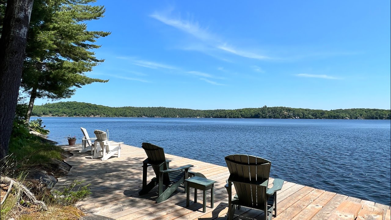 SOLD - Little Lake Joe Idyllic Family Cottage setting $2,695,000 - YouTube