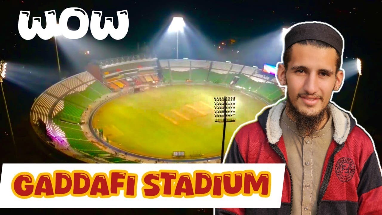 QADAFI STADIUM opening ceremony || new vlog - YouTube