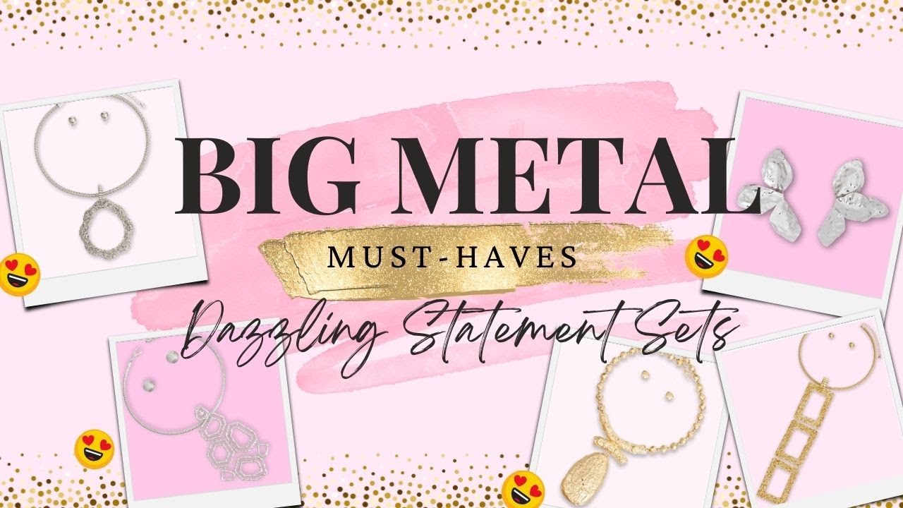 Top Stunning Metal Statement Necklace Sets by PinktownUSA! - YouTube