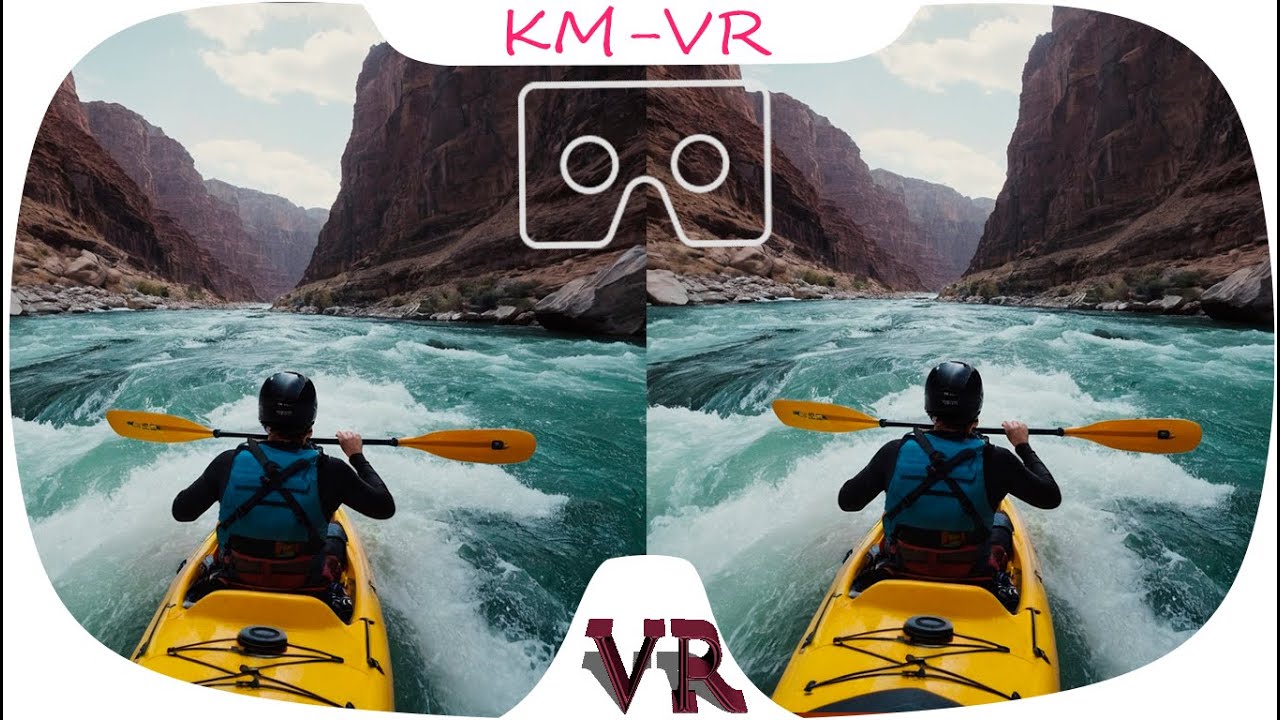 3D vr video Kayak Extreme - YouTube