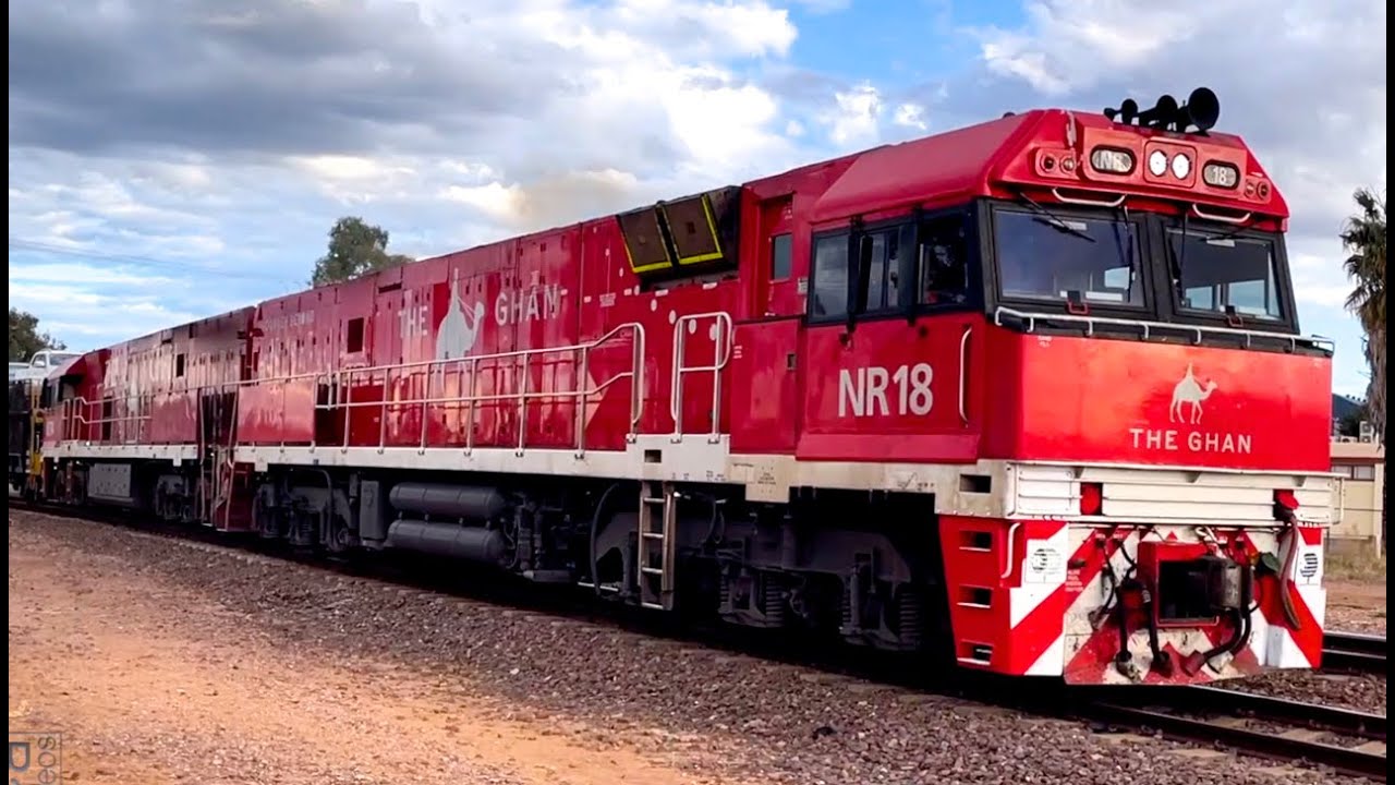 Australian Trains: The Ghan, Darwin Bound, Arrives at Port Augusta ...