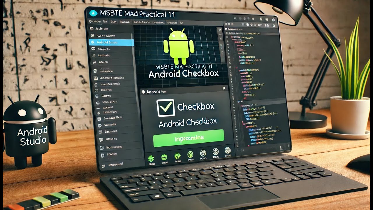 "MSBTE MAD Practical 11 | Implement Checkbox in Android Studio | Source ...