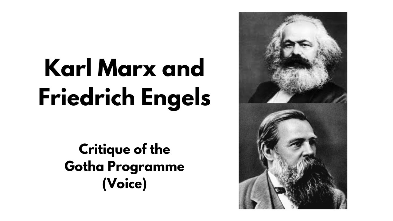 Karl Marx and Friedrich Engels - Critique of the Gotha Programme, 1875 ...
