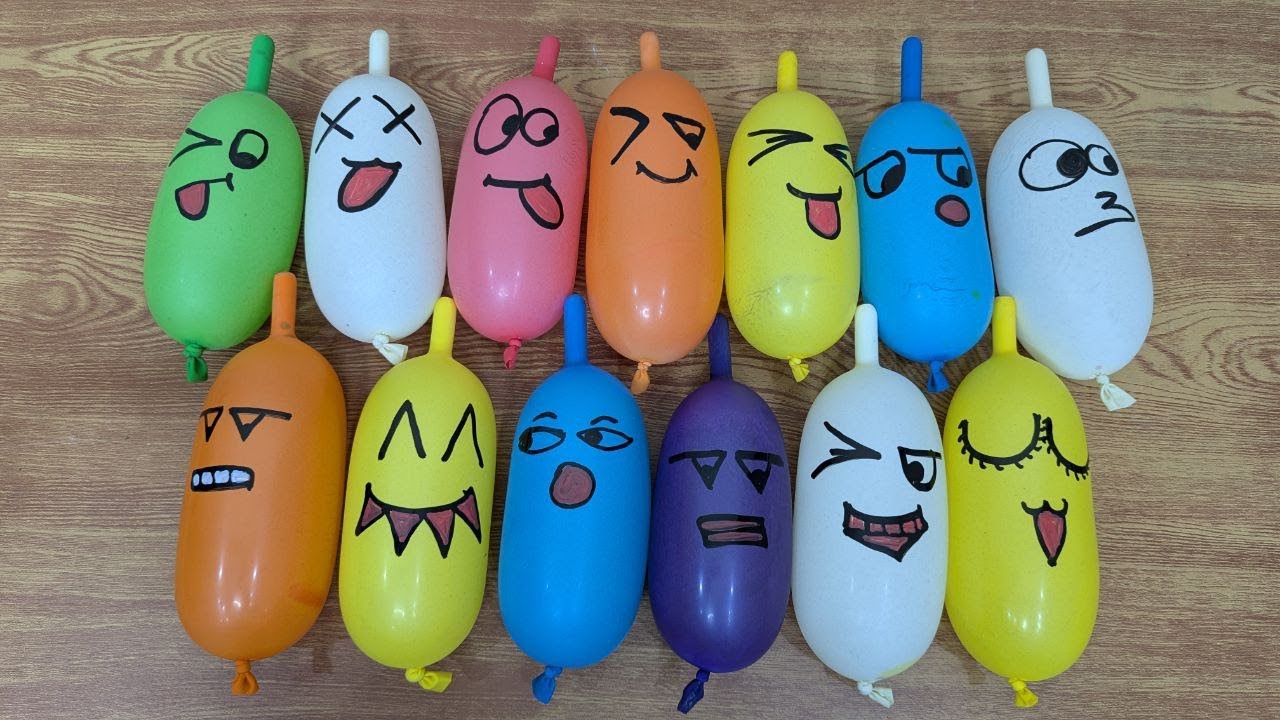 The shocking secret to making hilarious slime with long balloons ...