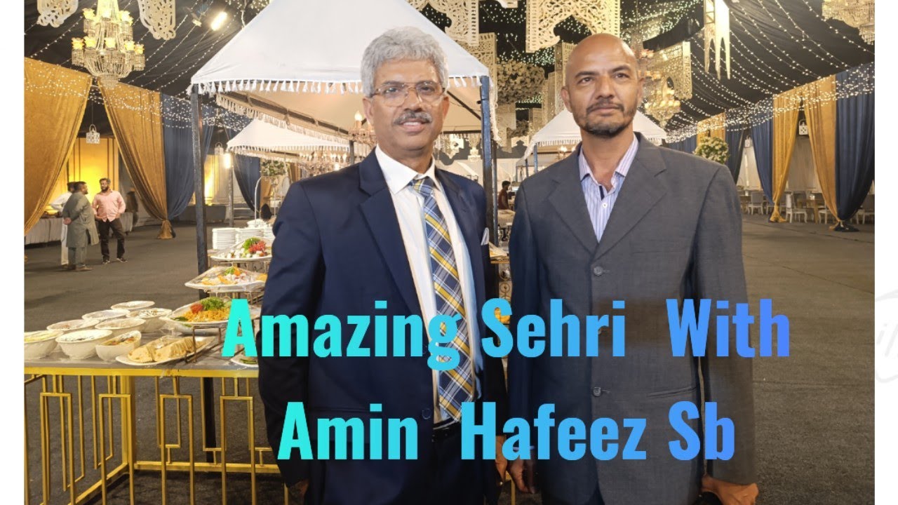 Amazing Sehri With Amin Hafeez Sb - YouTube