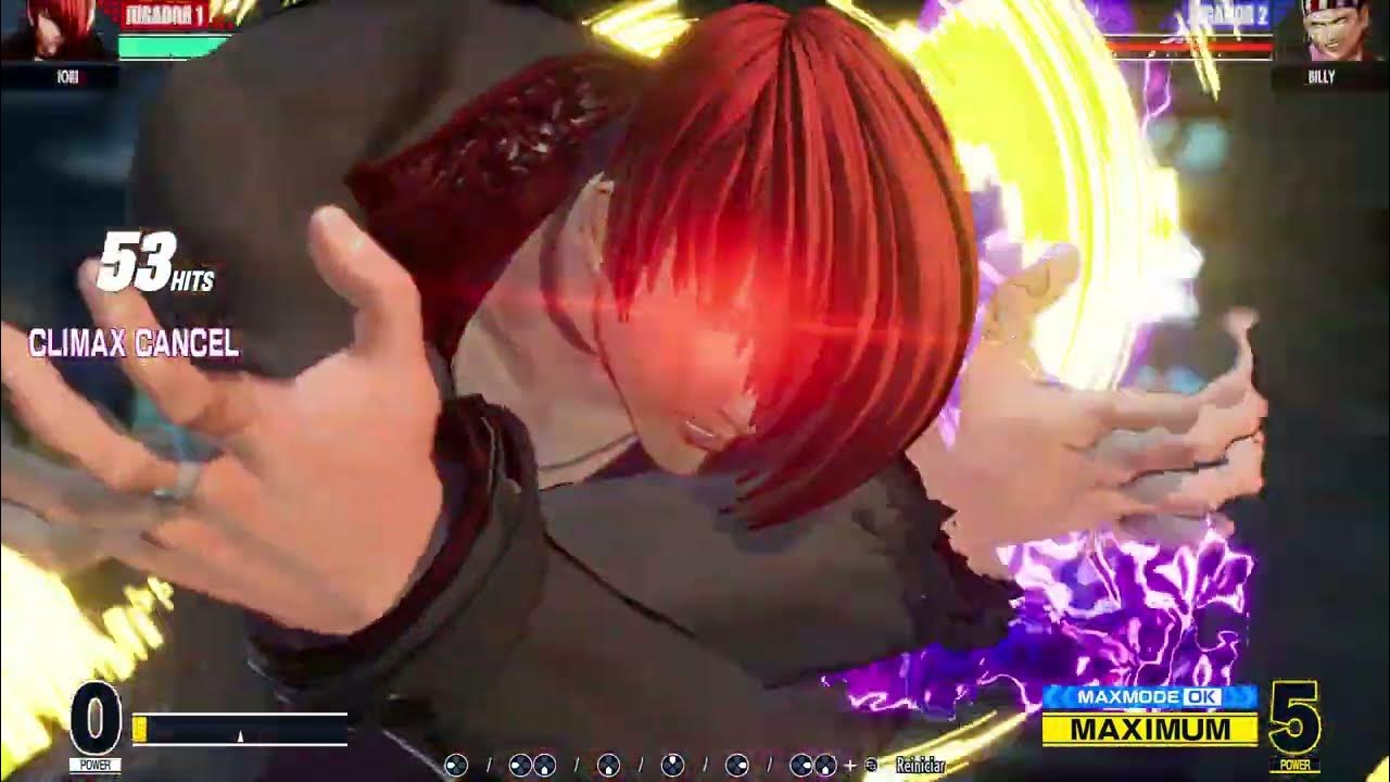 KOF XV Iori Yagami Stun TOD combo CLIMAX Variant 2 - YouTube