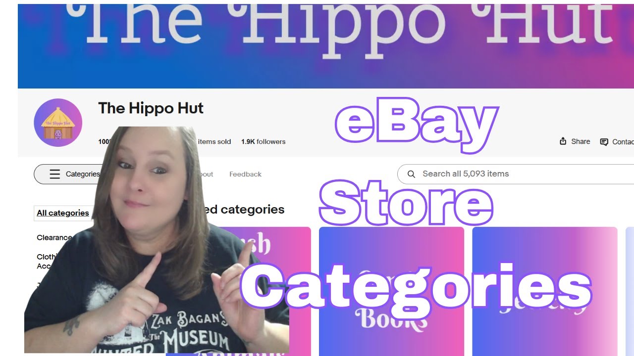 How to Set up eBay Store Categories - YouTube