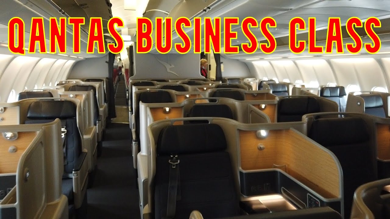 Qantas Cairns to Sydney A330-300 Business Class - Flight Review - YouTube