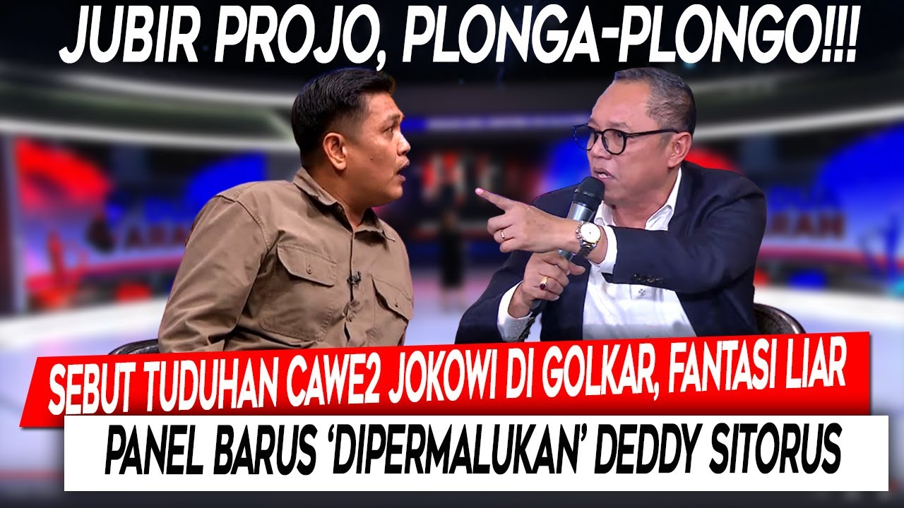 Jubir Projo, Plonga-Plongo Tuduhan Cawe2 Jokowi Di Golkar, Fantasi Liar ...