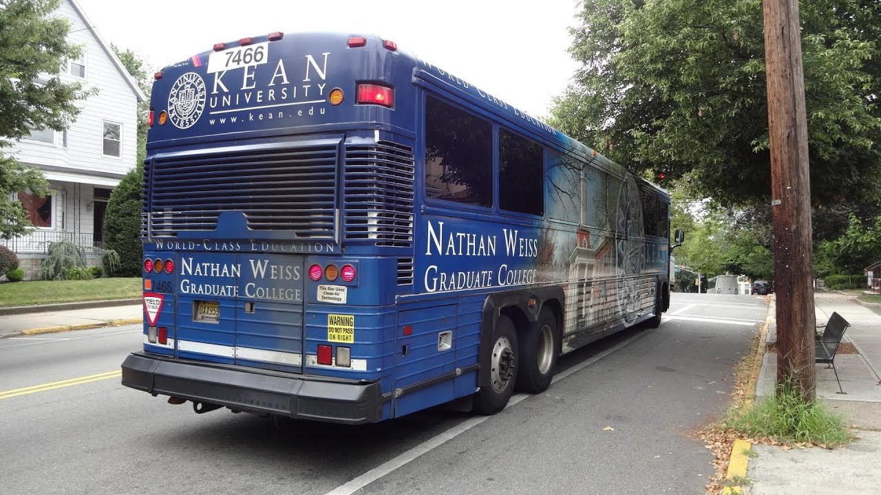 NJT MCI D4500 #7466 on the 128 to New York (Inside) in HD - YouTube