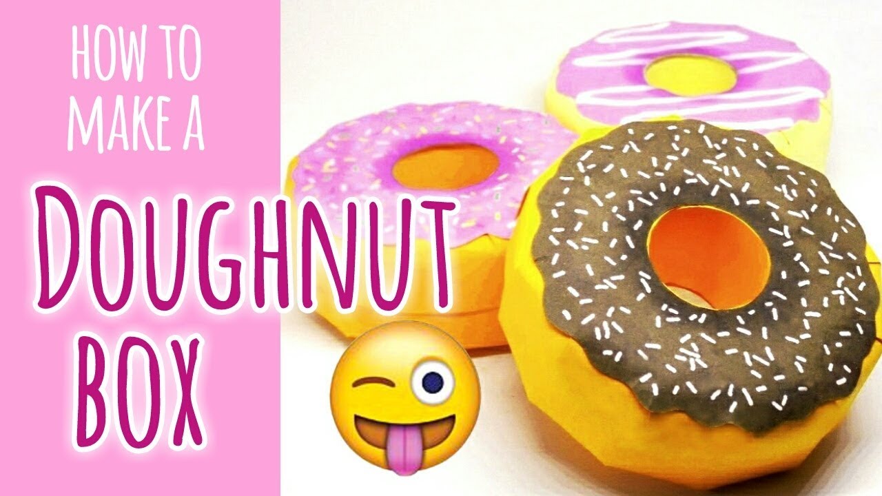 PDF Doughnut Favour Box - Assembly Tutorial - YouTube