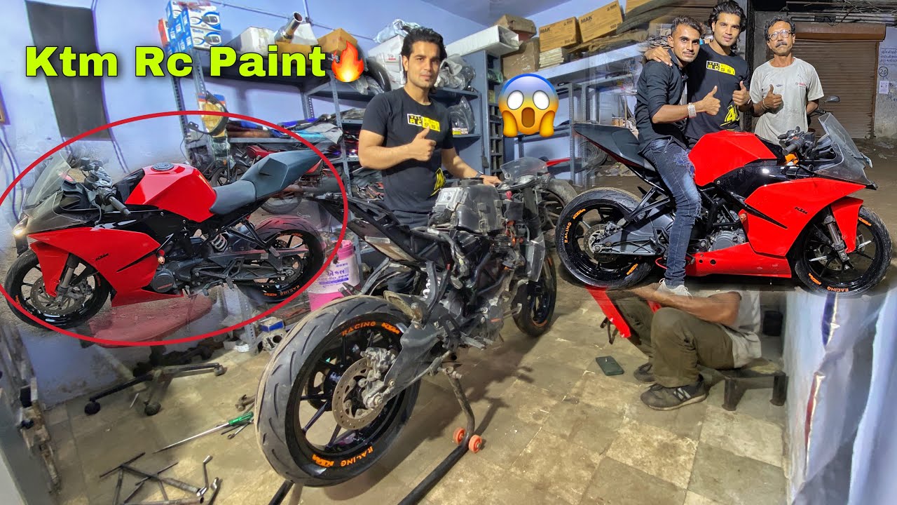 Ktm RC200 Full Body Paint🔥 - YouTube