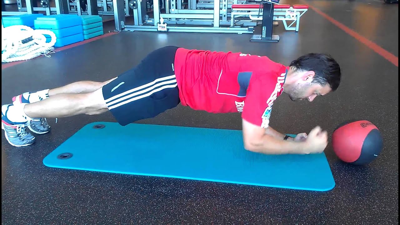 Front Plank Hand Taps - YouTube