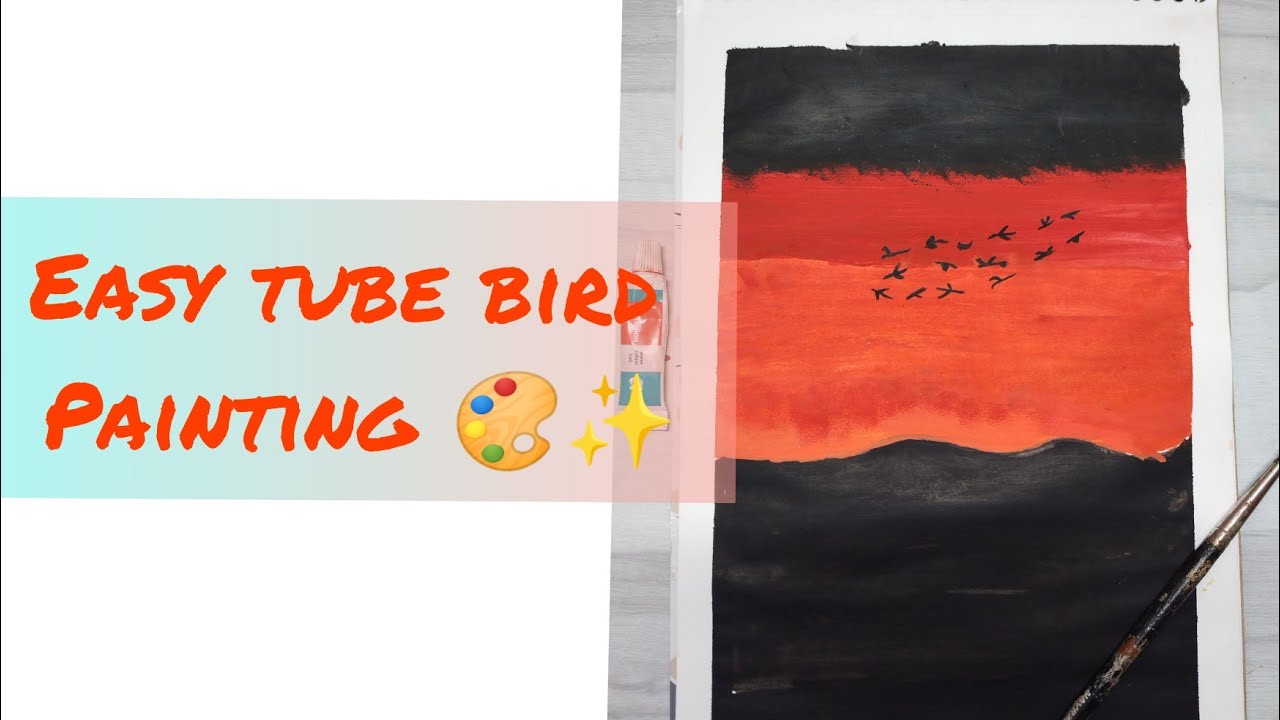 easy tube painting 🎨||Pavitra's creative mind - YouTube