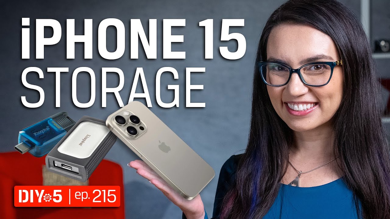 External Storage for iPhone 15 – DIY in 5 Ep 215 - YouTube