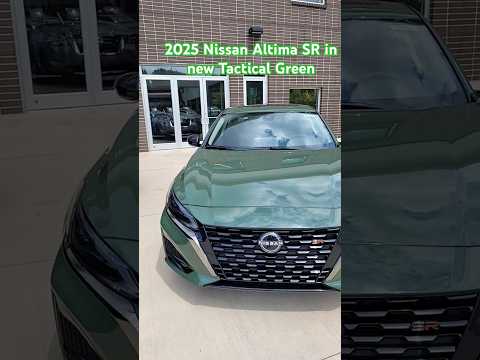 2025 Nissan Altima SR in special Tactical Green color #automobile #nissan #nissanaltima #cartok