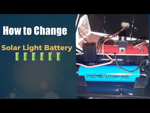 How to Replace Solar Light Batteries 🔋Rechargeable Batteries - YouTube