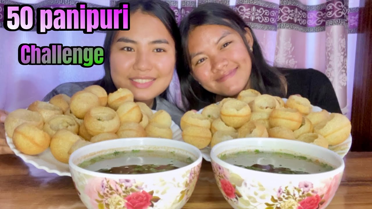 50 SPICY 🌶️ PANIPURI CHALLENGE WITH PUNISHMENT ||Nisha magar - YouTube